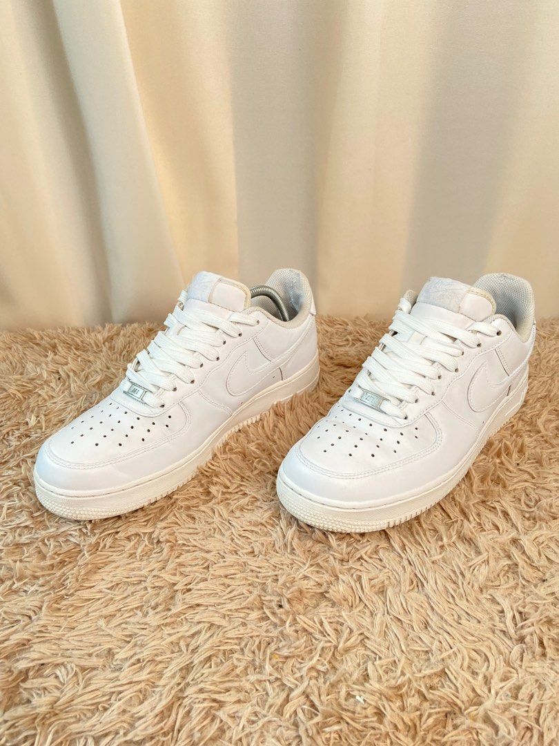 Nike Airforce 1 AF1 Triple White Mens 9.5US on Carousell