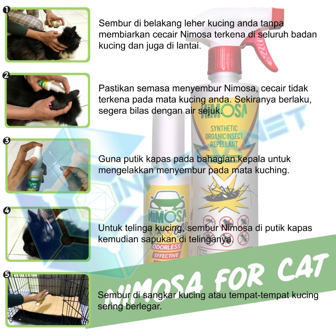 NIMOSA Anti Serangga Organic Insect Repellant Spray Bed Bug Killer Pest ...