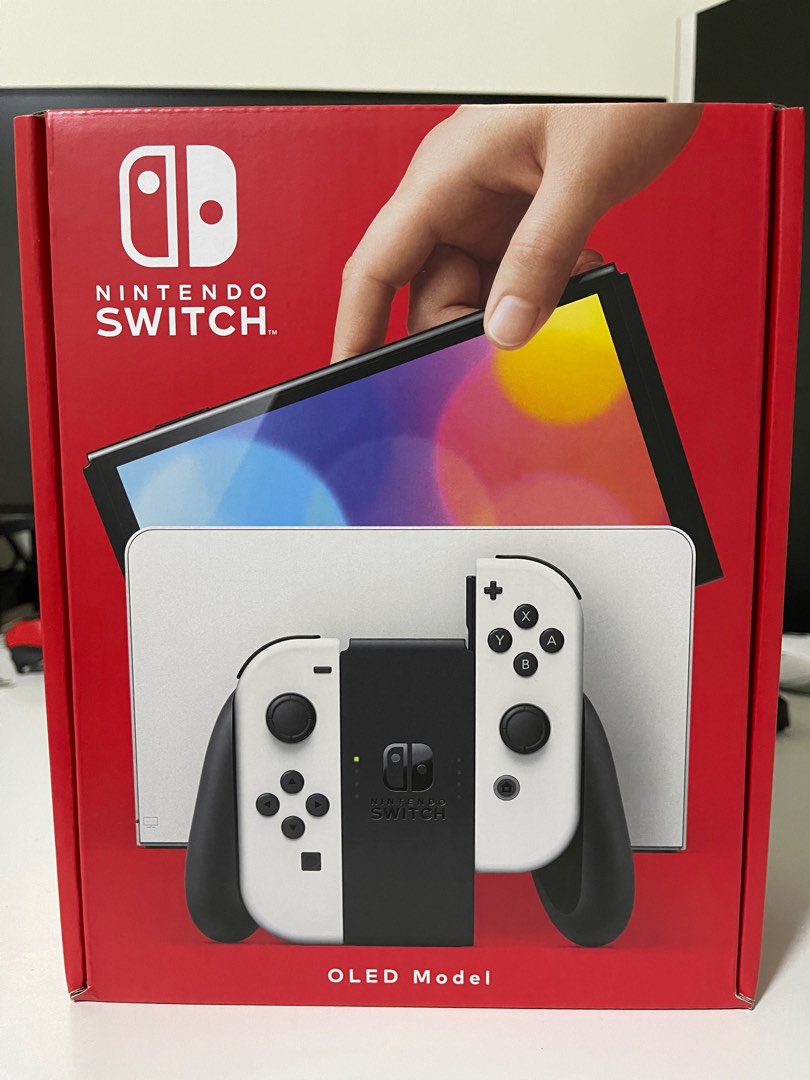 Nintendo switch OLED white, Video Gaming, Video Game Consoles, Nintendo ...
