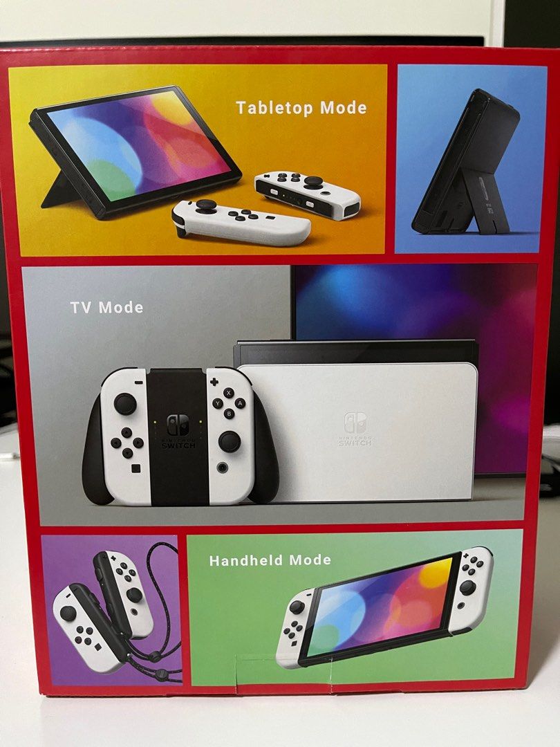 Nintendo switch OLED white, Video Gaming, Video Game Consoles, Nintendo ...