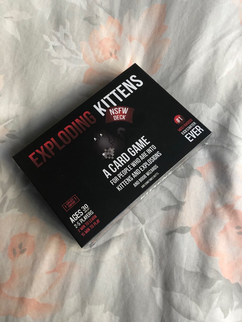 NSFW Exploding Kittens, Hobbies & Toys, Toys & Games on Carousell