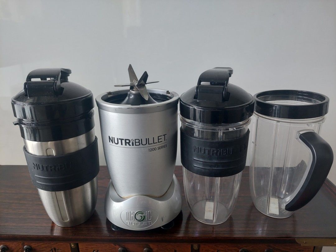 Nutribullet 1200 Series Magic Bullet Blender Set, TV & Home Appliances ...