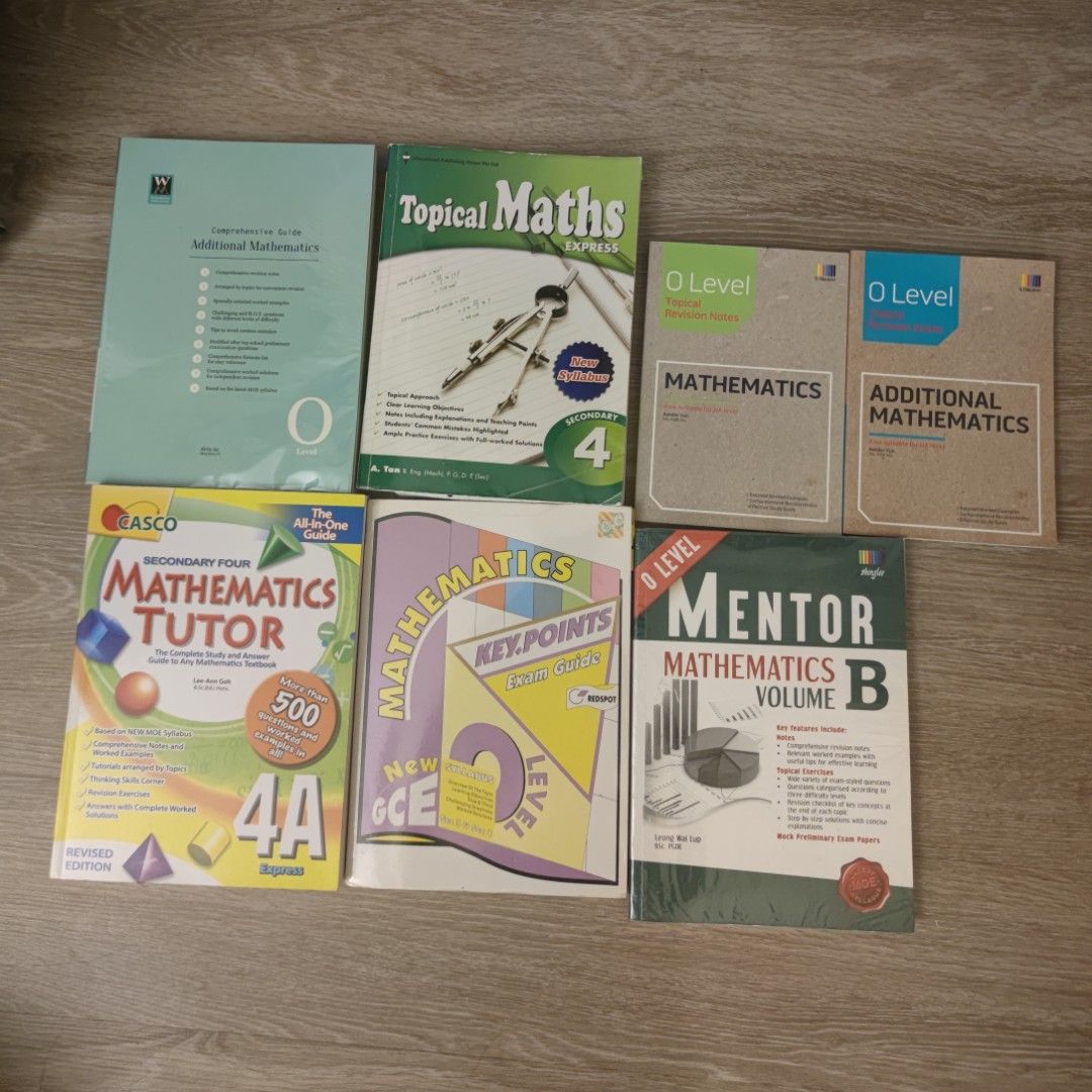 O Level E Math/A Math Assessment Books, Hobbies & Toys, Books ...
