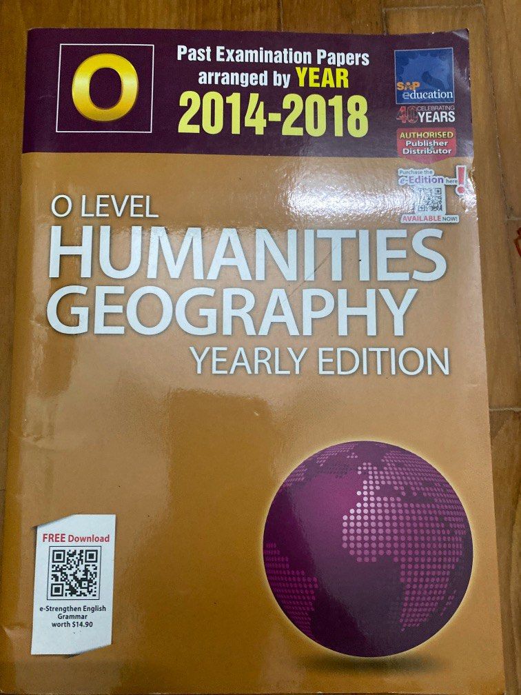 O Level Geography TYS yearly with answer key, Hobbies & Toys, Books ...