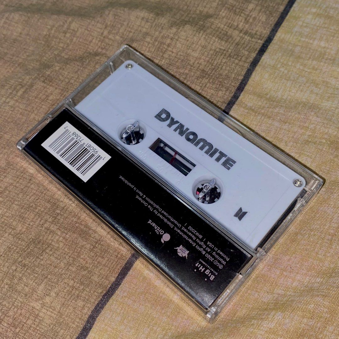 Official BTS Dynamite Limited Edition Cassette Tape, Hobbies & Toys ...