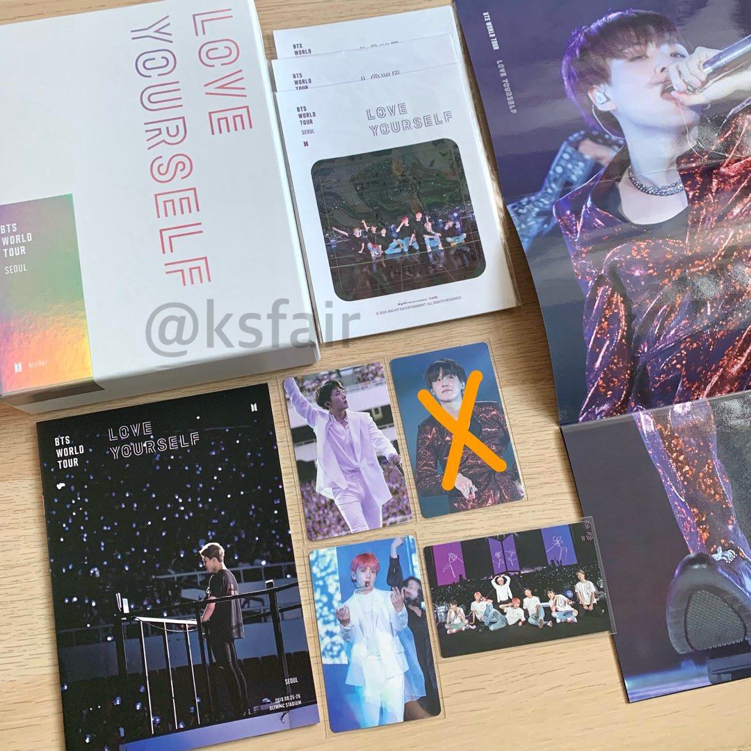 OFFICIAL BTS Seoul DVD Blu-ray Bluray Love Yourself LYS LY Photocard RM ...