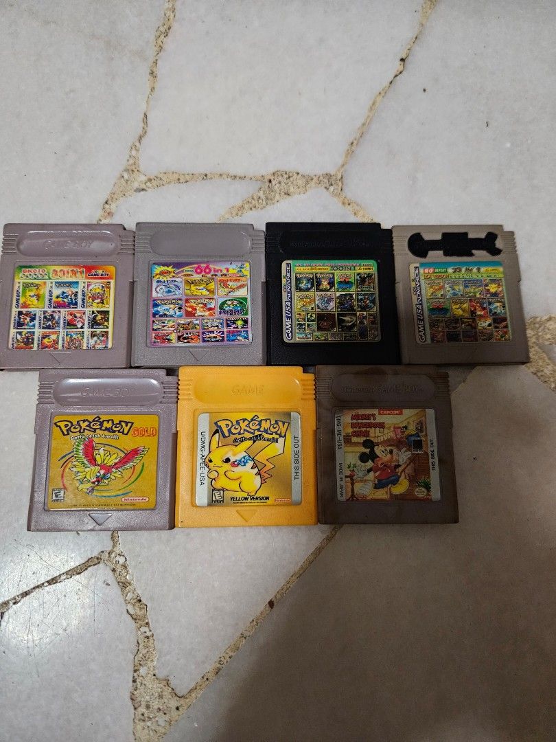 Old Gameboy Games (Pokemon and Others), Video Gaming, Video Games ...