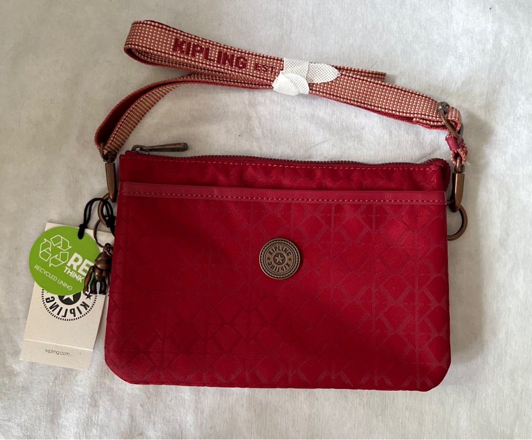Original Kipling Riri Crossbody Bag (Signature Red), Women's Fashion ...