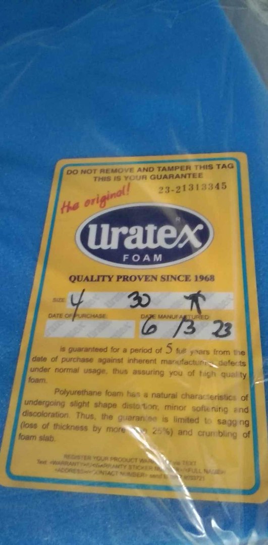 original uratex foam on Carousell
