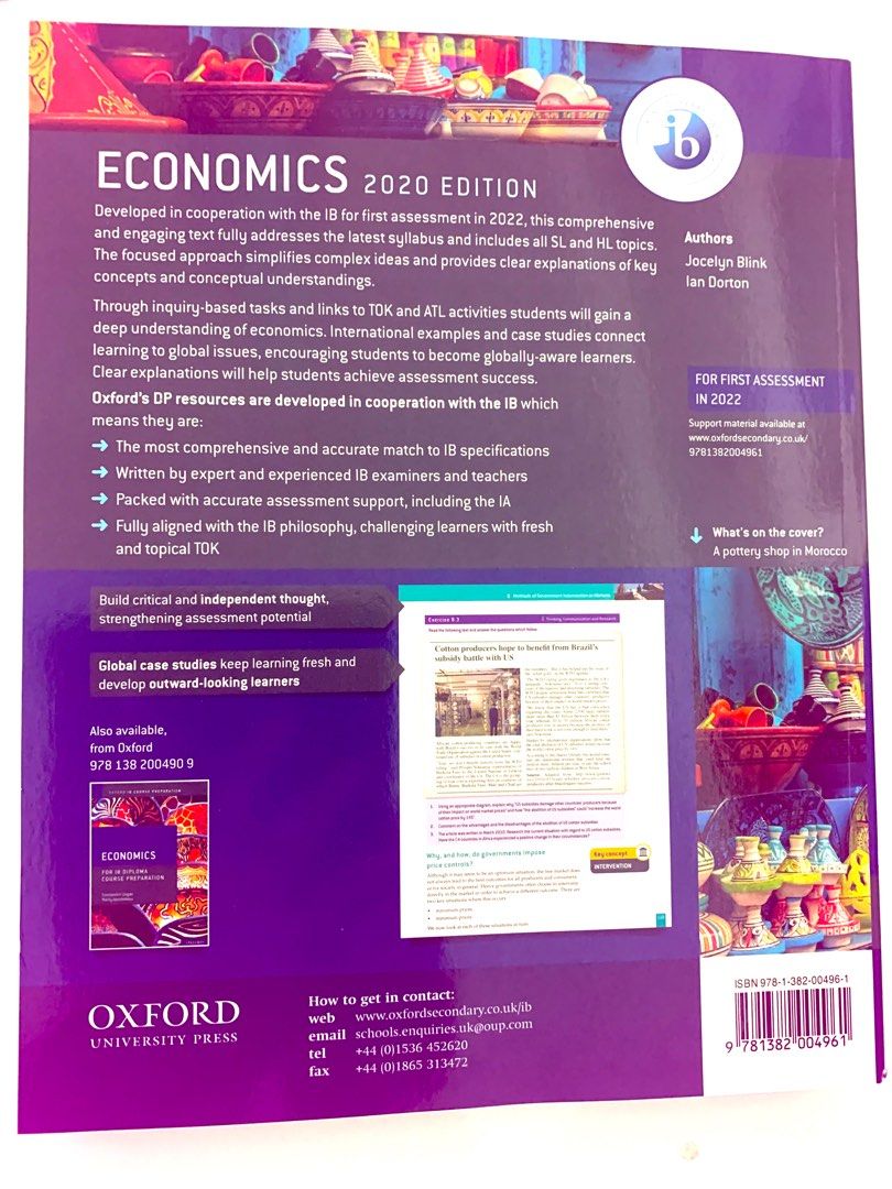 Oxford IB Diploma Programme : 2020 Edition Economics Course Companion ...