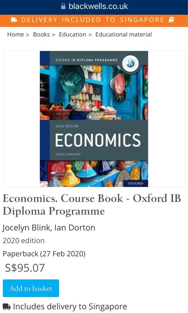 Oxford IB Diploma Programme : 2020 Edition Economics Course Companion ...