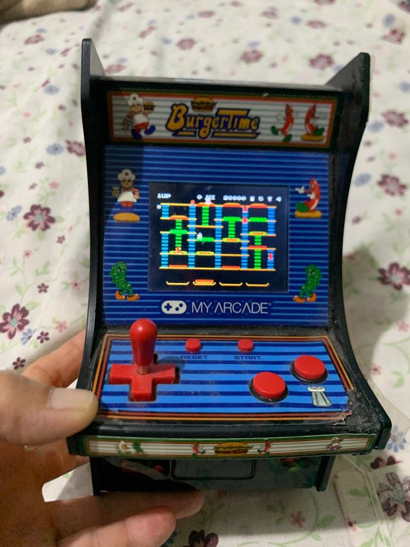 Pac Man Mini Arcade, Burger Time Mini Arcade on Carousell