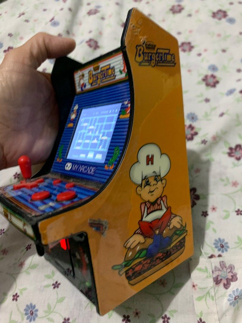 Pac Man Mini Arcade, Burger Time Mini Arcade on Carousell