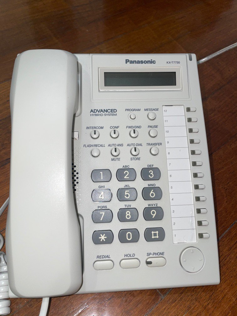 Panasonic phone KX-T7730, Computers & Tech, Office & Business Technology on Carousell