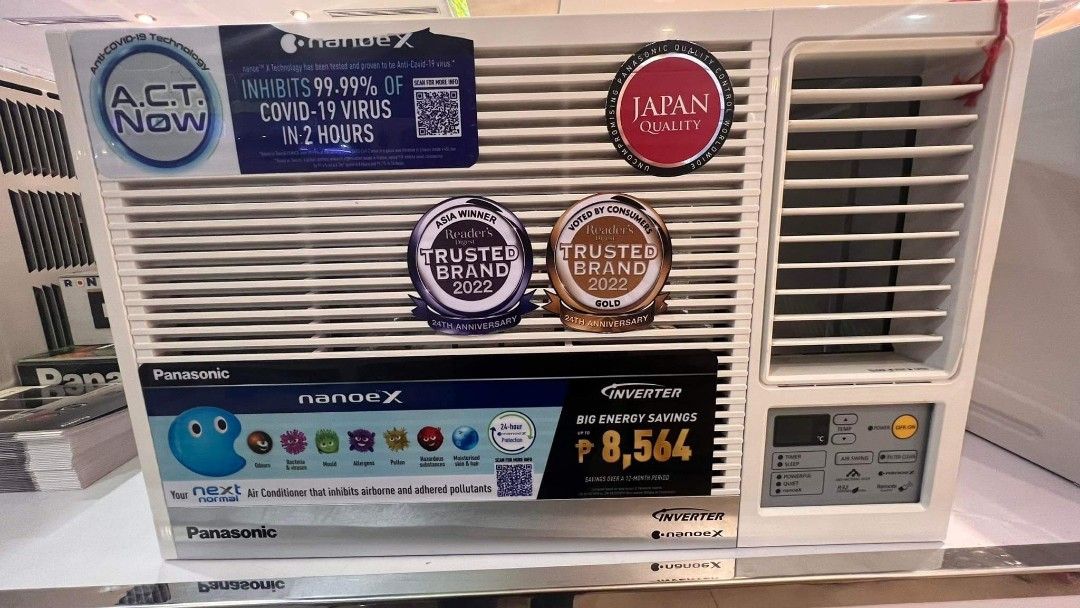 PANASONIC WINDOW TYPE AIRCON, TV & Home Appliances, Air Conditioning ...