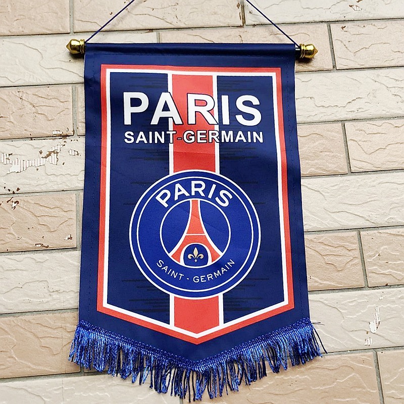 Paris Saint Germain (PSG) Football Flag / Banner Wall Decoration ...