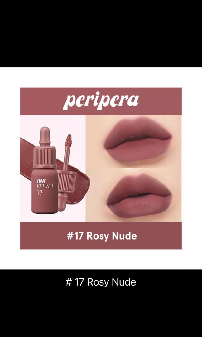 PERIPERA Ink Velvet #17 Rosy Nude, Beauty & Personal Care, Face, Makeup ...