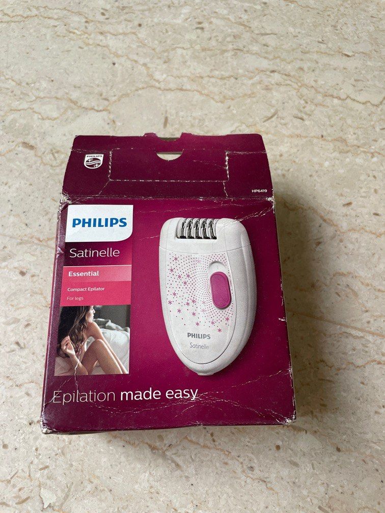 Philips epilator for leg, Beauty & Personal Care, Hair on Carousell