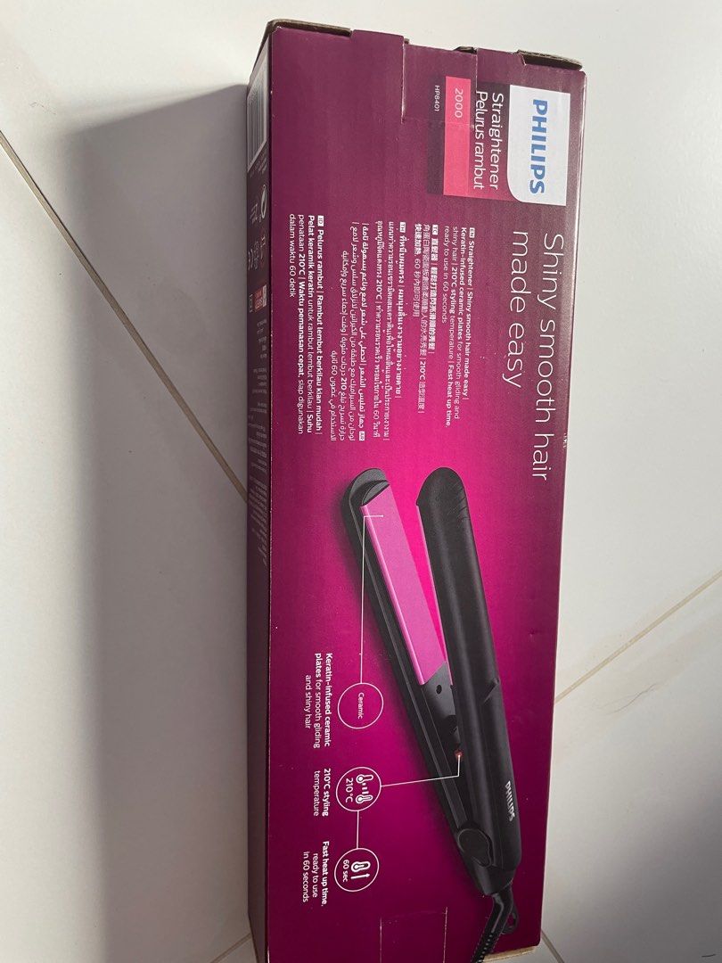 Philips straightener 2000, Beauty & Personal Care, Hair on Carousell