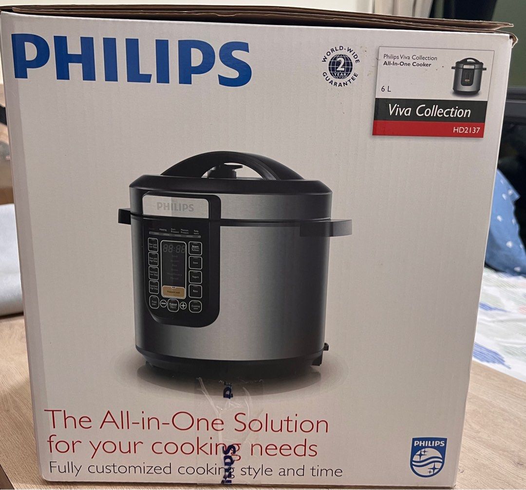 Philips VIVA Collection All In One Cooker HD 2137, TV & Home Appliances ...