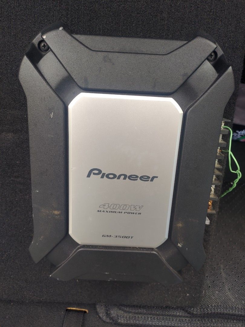 Pioneer TS WX305B with amplifier GM 3500T, Car Parts & Accessories ...