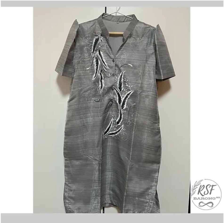 Plus Size Modern Filipiniana/Adult Lady Barong Tagalog Costume, Women's ...