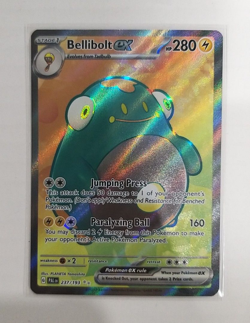 Pokemon Bellibolt ex, Hobbies & Toys, Toys & Games on Carousell