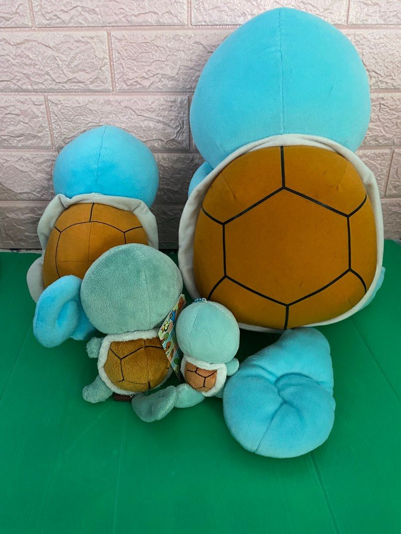 Pokemon big and small Squirtle Plush, Hobbies & Toys, Toys & Games on ...
