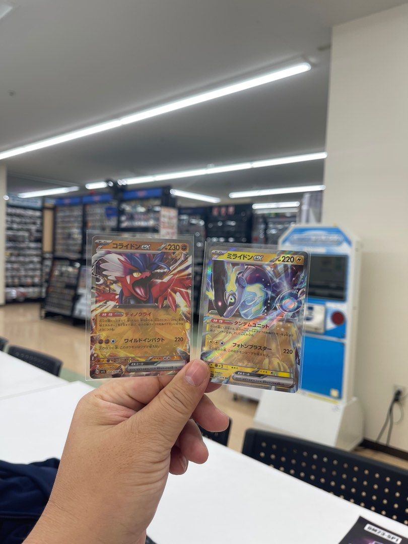 Pokemon cards pikachu EX.Miraidon Ex, Hobbies & Toys, Toys & Games on ...
