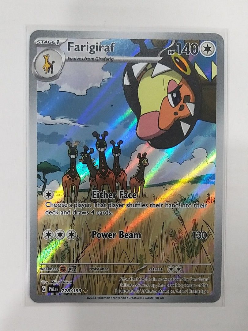 Pokemon Farigiraf, Hobbies & Toys, Toys & Games on Carousell