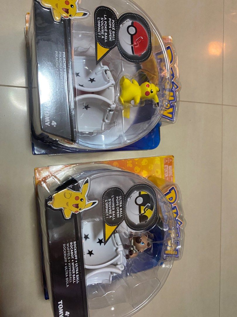 Pokemon Pikachu & Rockruff toys, Hobbies & Toys, Toys & Games on Carousell