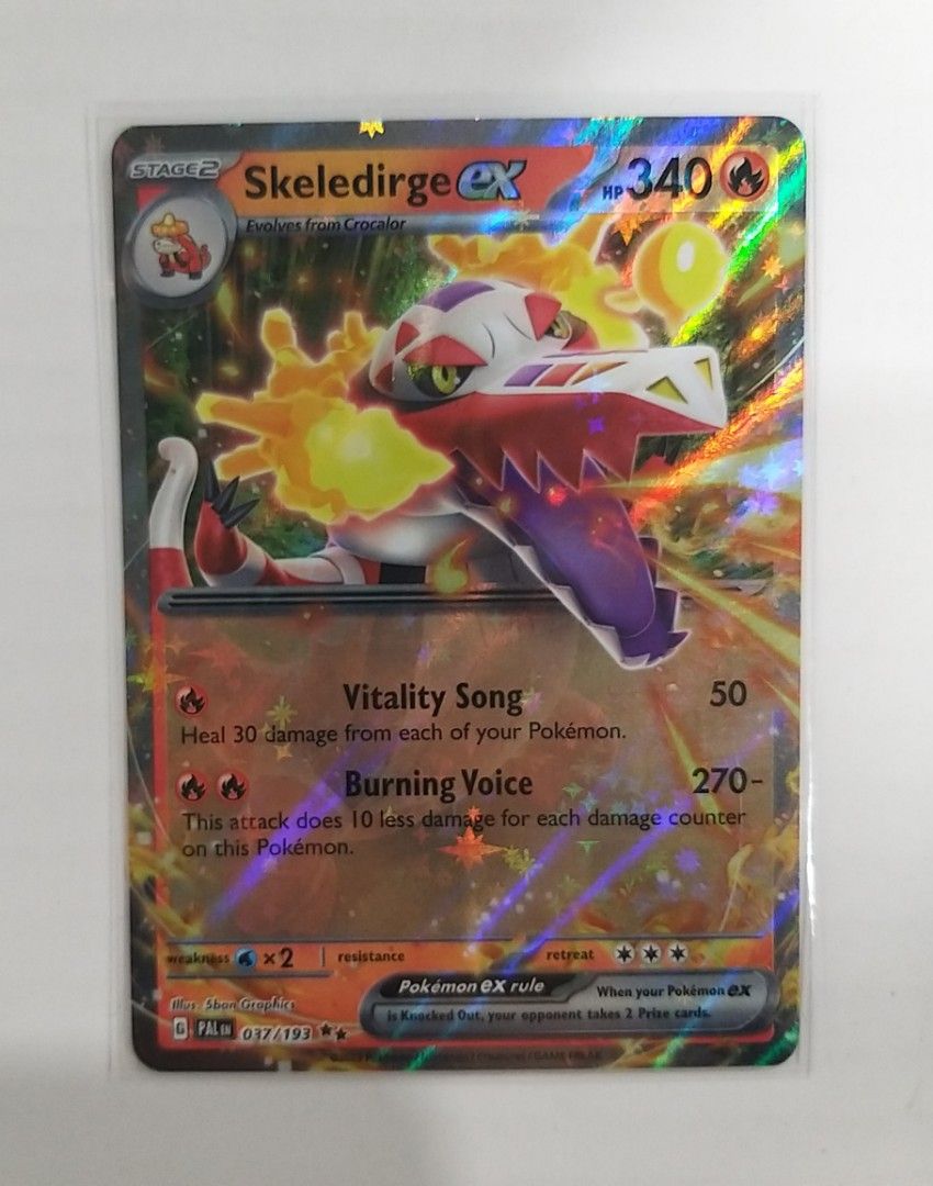 Pokemon Skeledirge ex, Hobbies & Toys, Toys & Games on Carousell