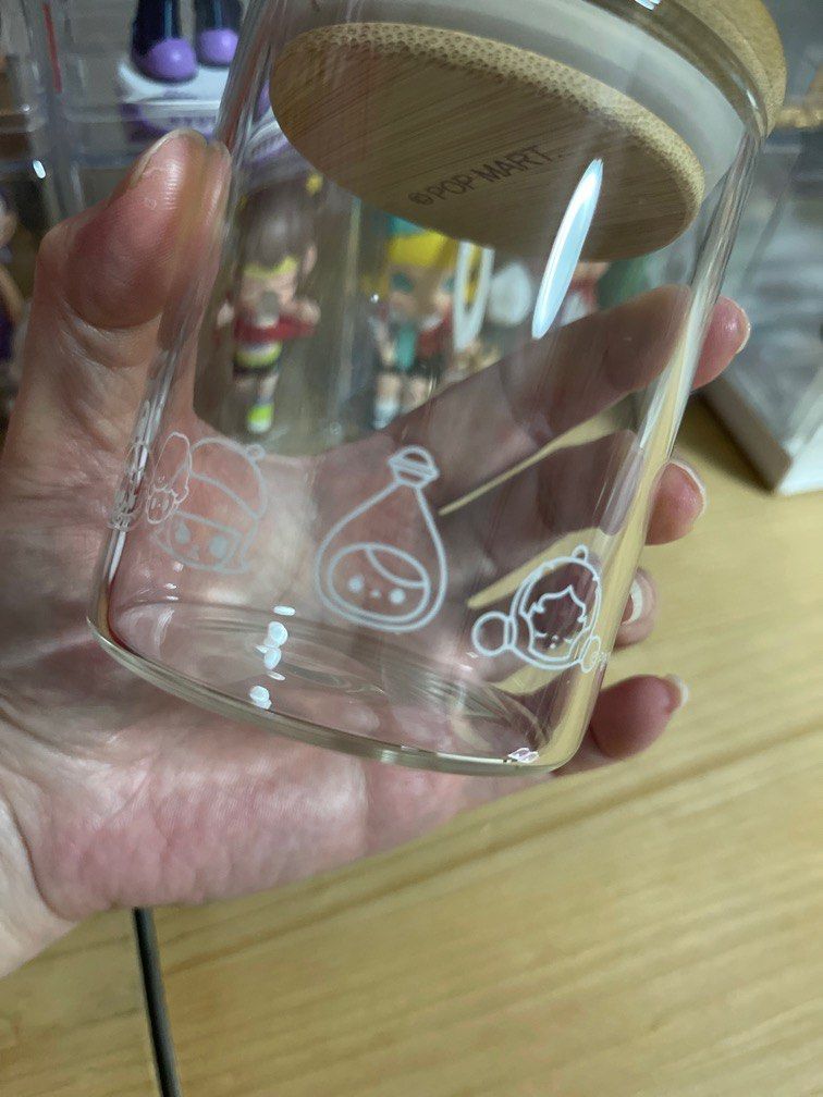 Pop Bean Glass Jar Popmart, Hobbies & Toys, Toys & Games on Carousell