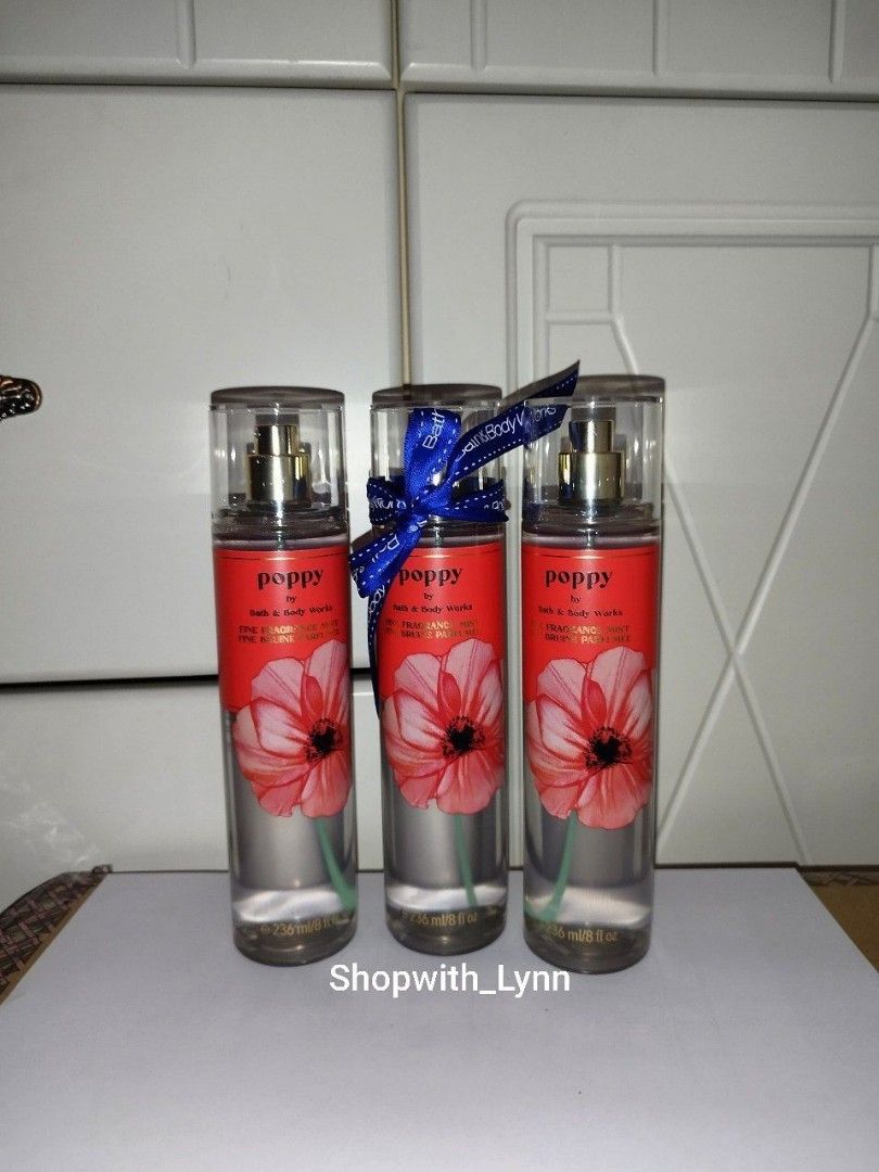 POPPY BBW BODY MIST, Beauty & Personal Care, Fragrance & Deodorants on ...