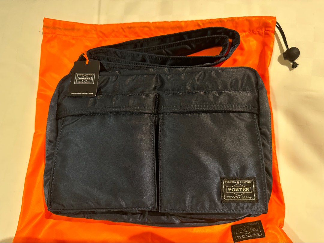 PORTER TANKER SHOULDER BAG S (blue), Luxury, Bags & Wallets on Carousell
