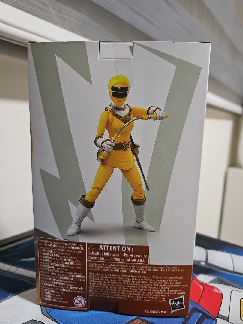 Power Ranger Zeo Yellow Lighting Collection, Hobbies & Toys, Toys ...
