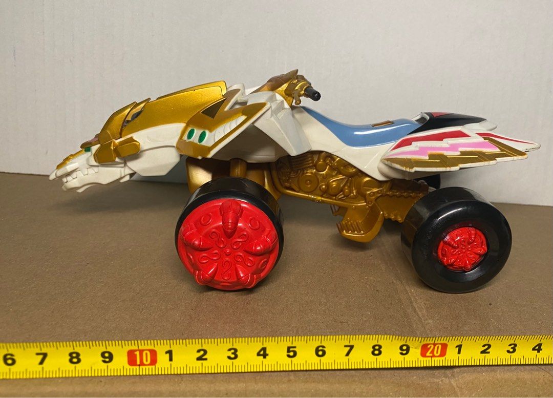 Power Rangers White Mystic Force Dragon Tracker Vehicle ONLY Bandai ...