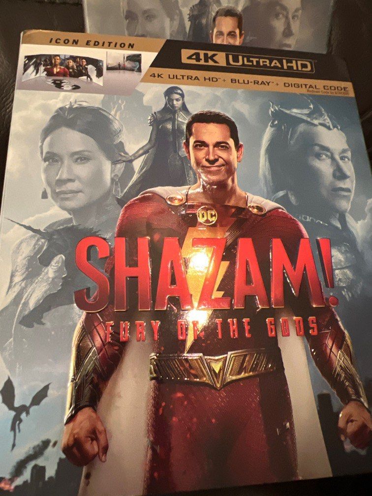 (Premium 4K)(2023) Shazam : Fury of the Gods ICONS EDITION - 4K UHD Ultra HD Blu-ray ( Bluray ...