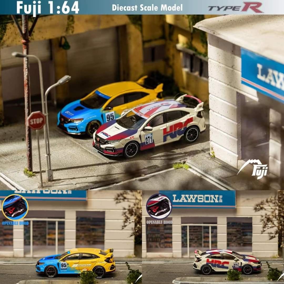Preorders 1/64 Fuji Honda Civic FK8 Spoon HRC, Hobbies & Toys, Toys ...