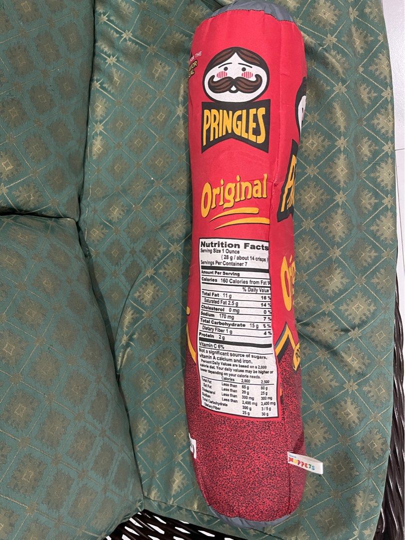 Pringles Stuffed Toy Pillow, Hobbies & Toys, Toys & Games on Carousell