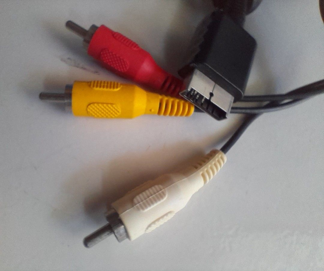 Ps1 Ps2 Ps3 AV Component Cable, Video Gaming, Gaming Accessories ...