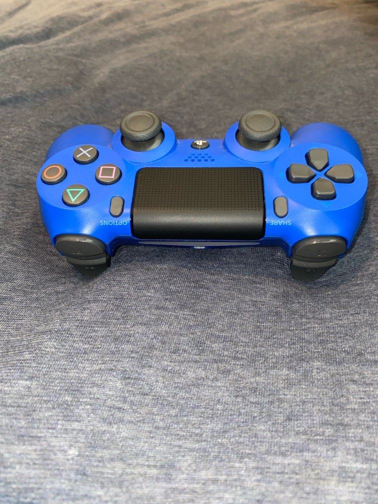 PS4 Controller Blue, Video Gaming, Gaming Accessories, Controllers on Carousell