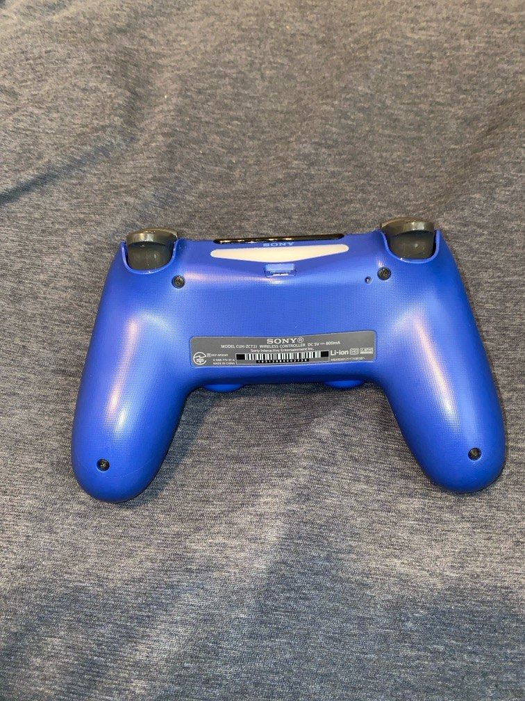PS4 Controller Blue, Video Gaming, Gaming Accessories, Controllers on Carousell