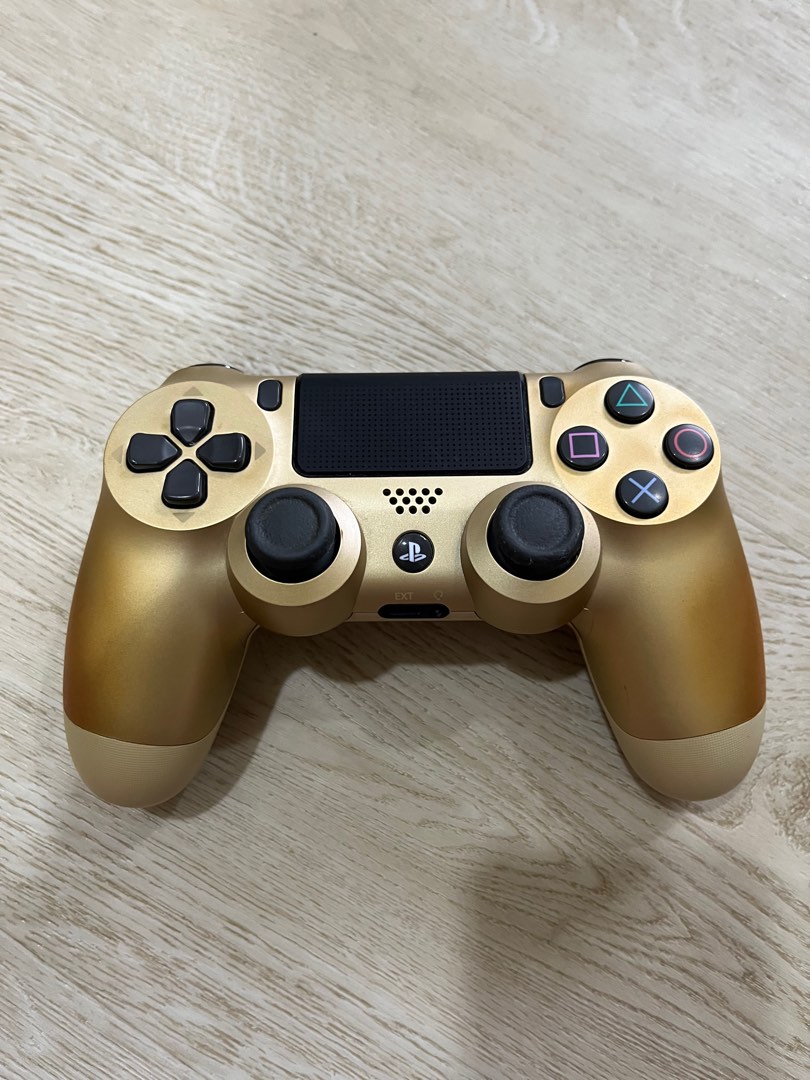 PS4 Gold Wireless Controller, Video Gaming, Gaming Accessories ...