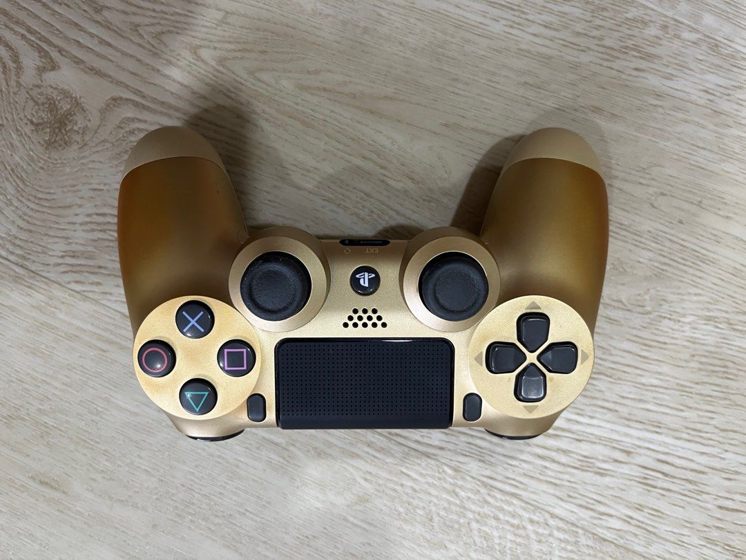 PS4 Gold Wireless Controller, Video Gaming, Gaming Accessories ...