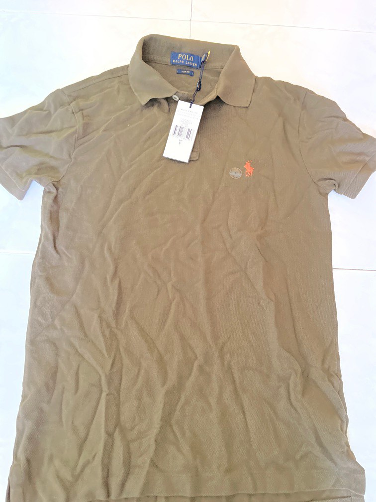 Ralph Lauren Polo Tee Olive Green Polo Tee, Men's Fashion, Tops & Sets, Tshirts & Polo Shirts on ...