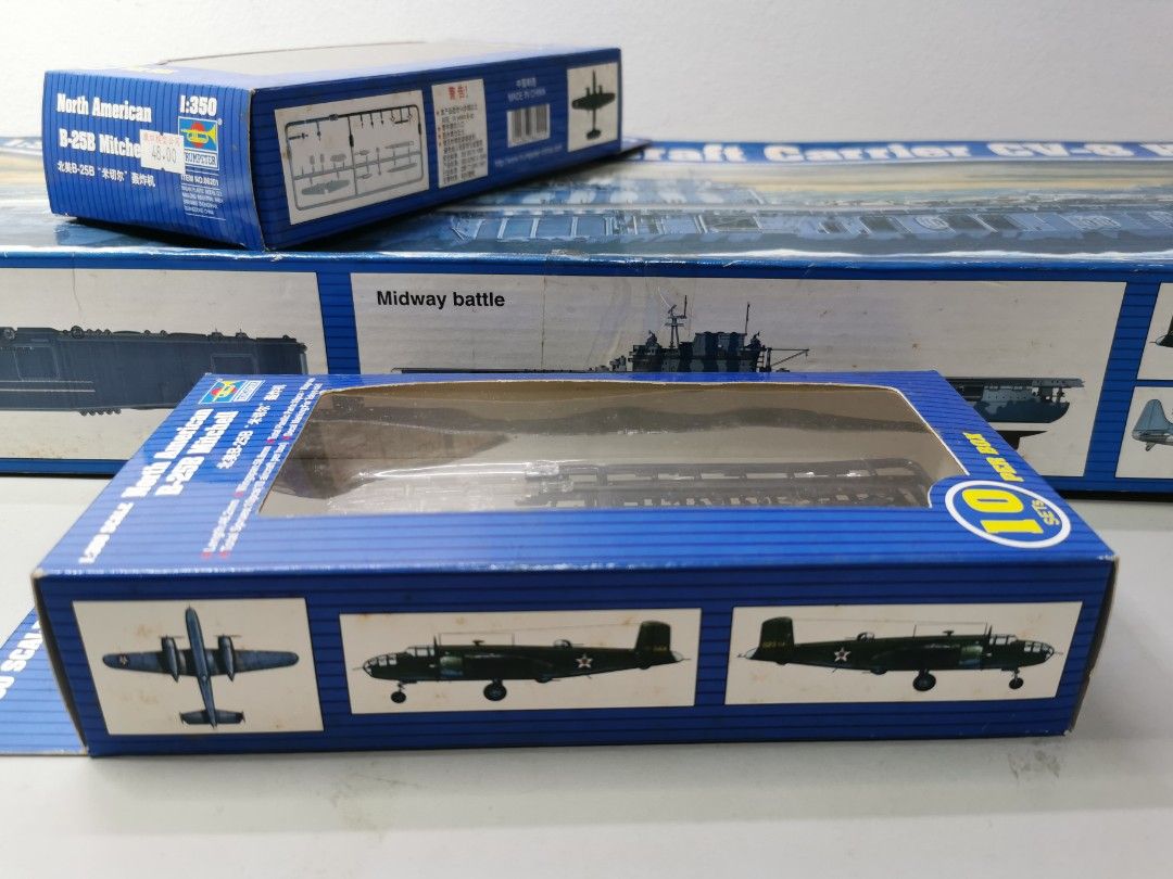 Rare Aircraft carrier USS Hornet CV-8, 1/350 scale Trumpeter with Photo ...