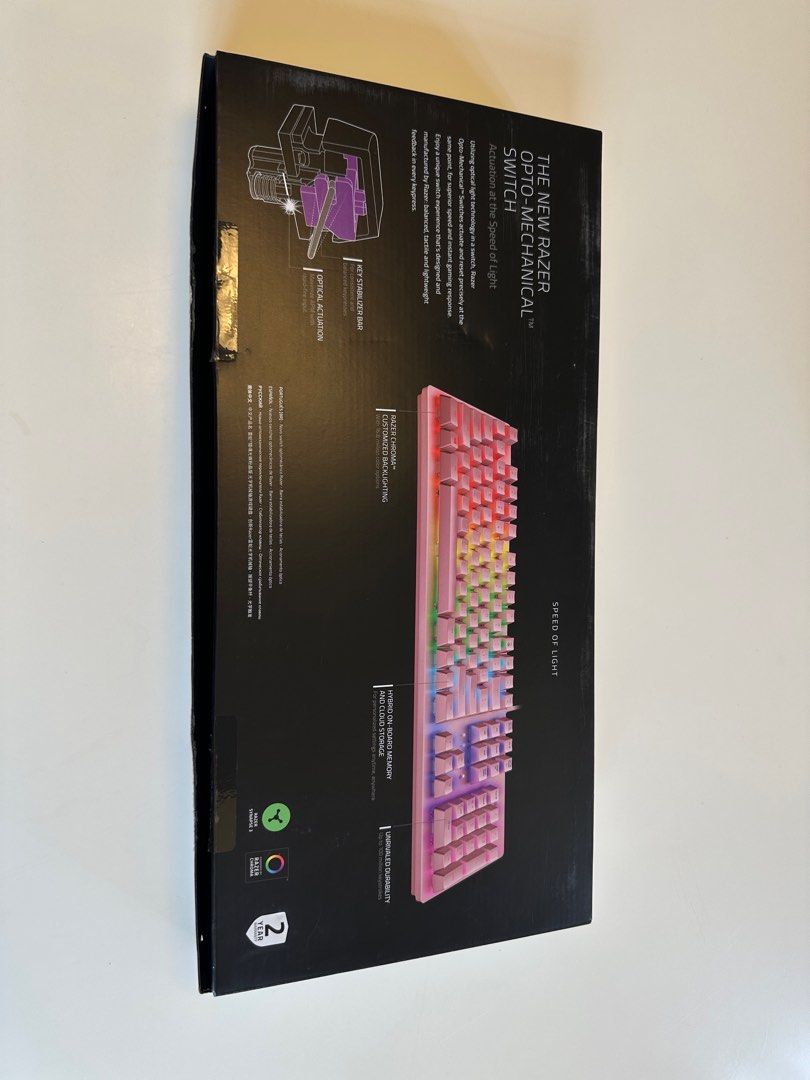 Razer Huntsman Quartz Pink Keyboard, Computers & Tech, Parts ...
