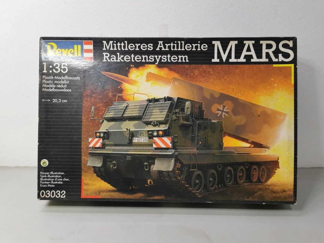 Revell 1/35 scale MARS mobile artillery rocket system, Hobbies & Toys ...