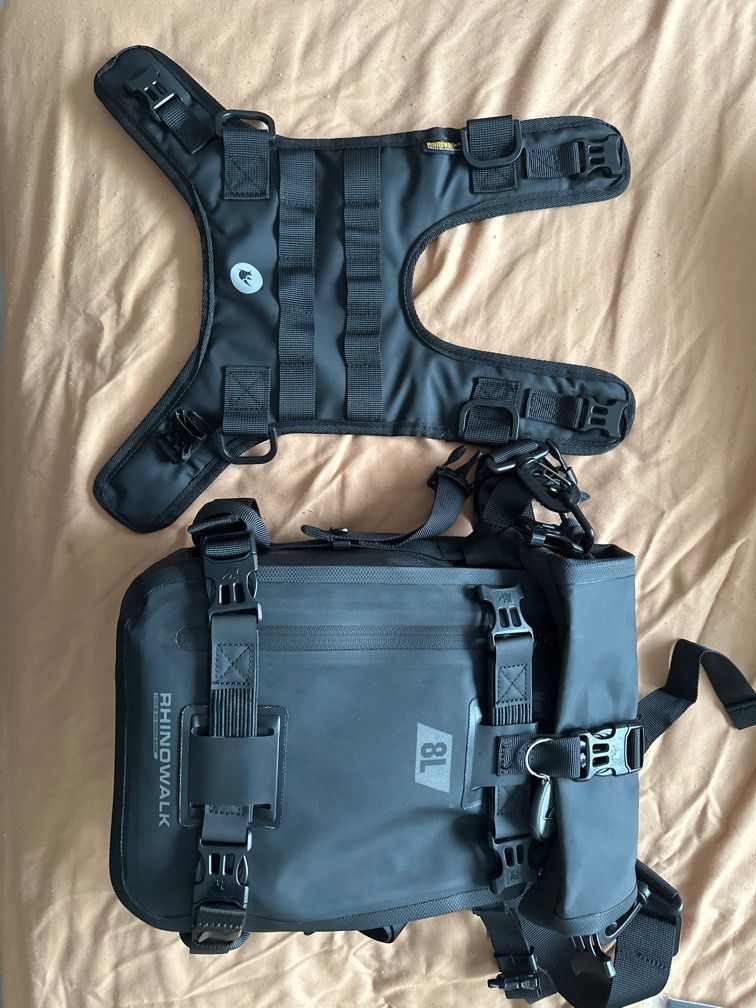 Rhinowalk Tank Bag and Tank Bra, Motorcycles, Motorcycle Accessories on ...